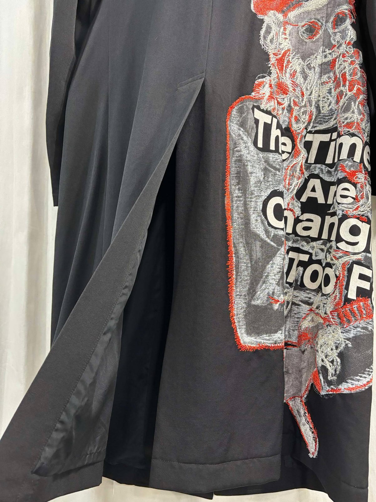2017AW yohji yamamoto pour homme 刺繍デザインロングジャケット 2017AW yohji yamamoto pour homme 刺繍デザインロングジャケット