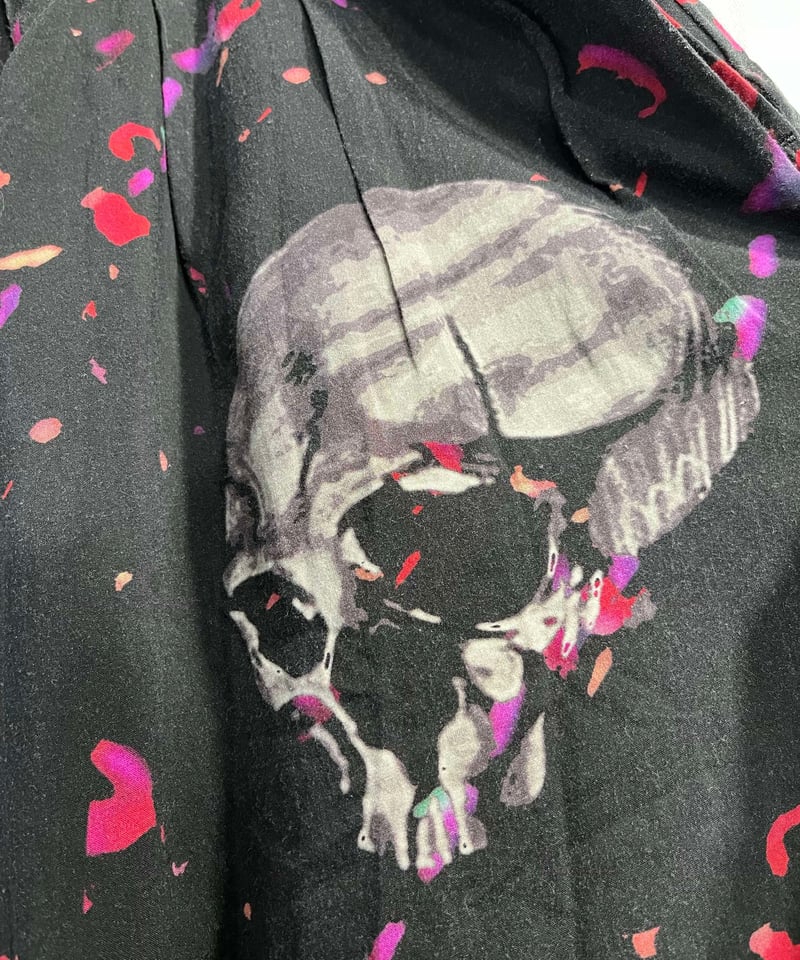 2018ss yohji yamamoto POUR HOMME スカルプリントバルーンパンツ 2018ss yohji yamamoto POUR HOMME スカルプリントバルーンパンツ