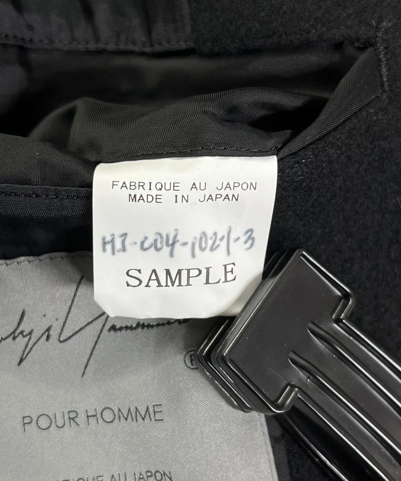 SAMPLE 2023AW yohji yamamoto pour homme 5釦 コート( SAMPLE 2023AW yohji yamamoto pour homme 5釦 コート(