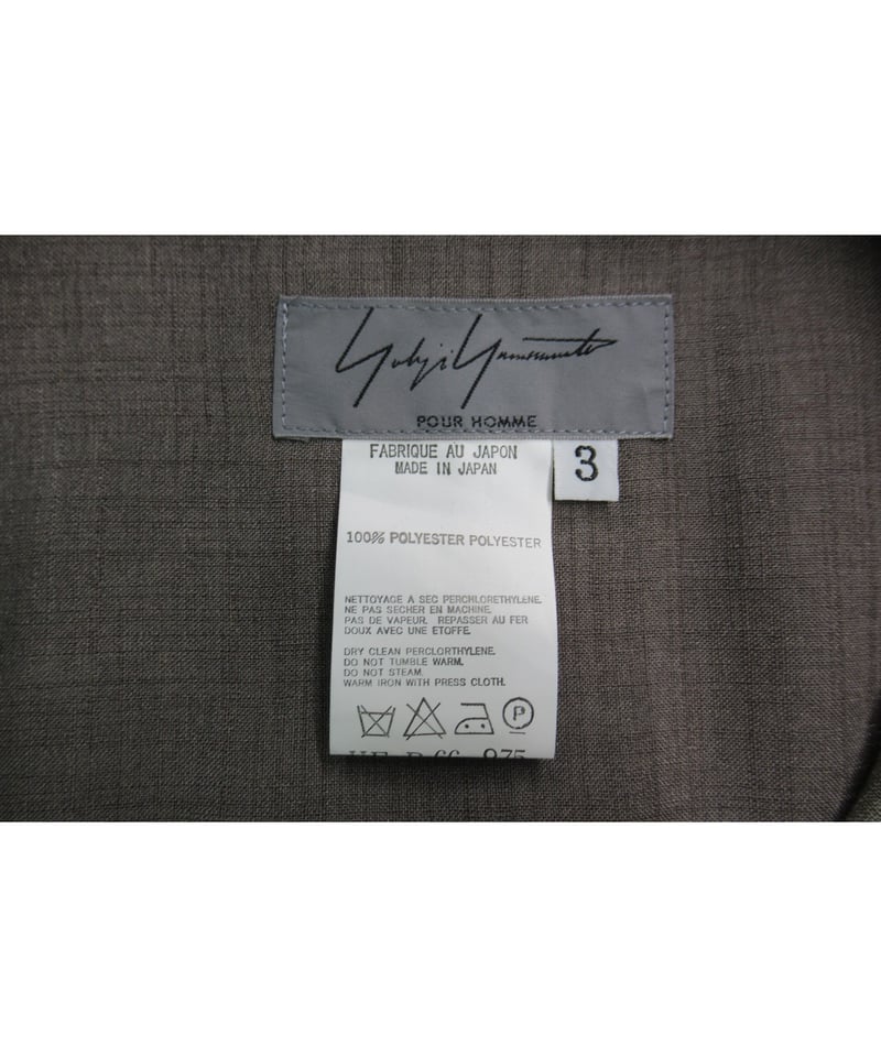 02ss yohji yamamoto pour homme SAEKO 女優シリーズ プリン 02ss yohji yamamoto pour homme SAEKO 女優シリーズ プリン