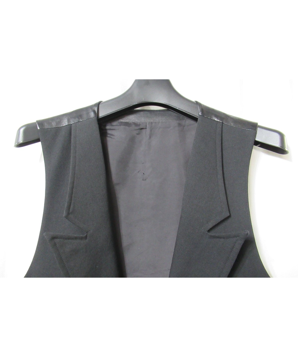 19ss yohji yamamoto pour homme バックレザー切り替えデザイン 19ss yohji yamamoto pour homme バックレザー切り替えデザイン