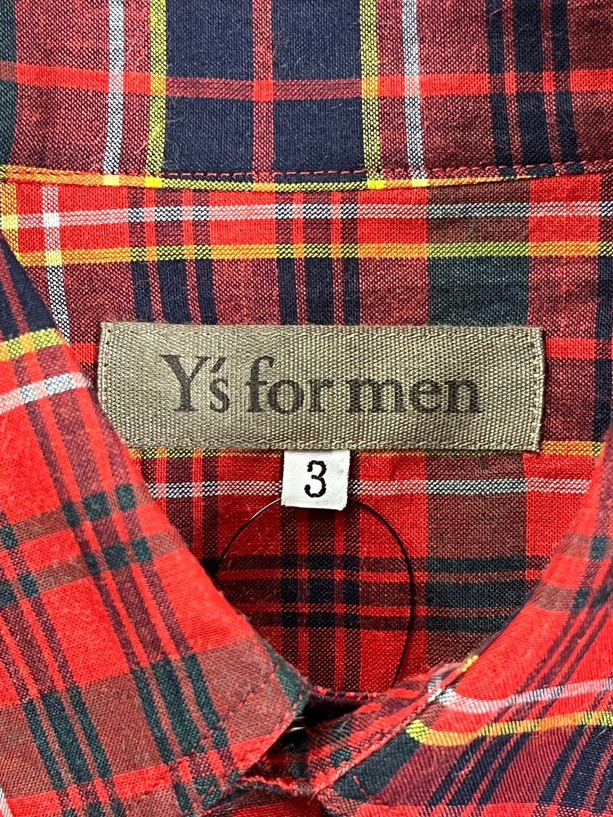 Y's for men yohji yamamoto チェックシャツ(MZ-B08-217) Y's for men yohji yamamoto チェックシャツ(MZ-B08-217)