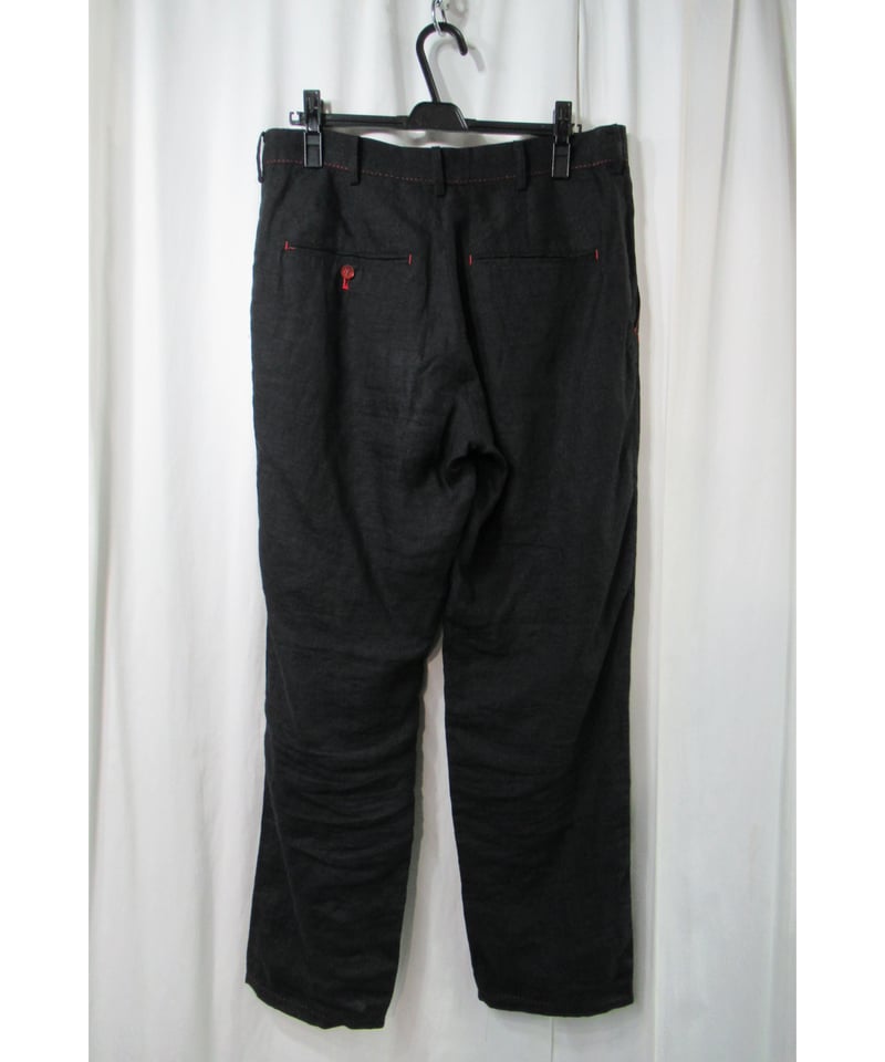 05ss yohji yamamoto pour homme 赤ボタン ステッチデザイン 05ss yohji yamamoto pour homme 赤ボタン ステッチデザイン