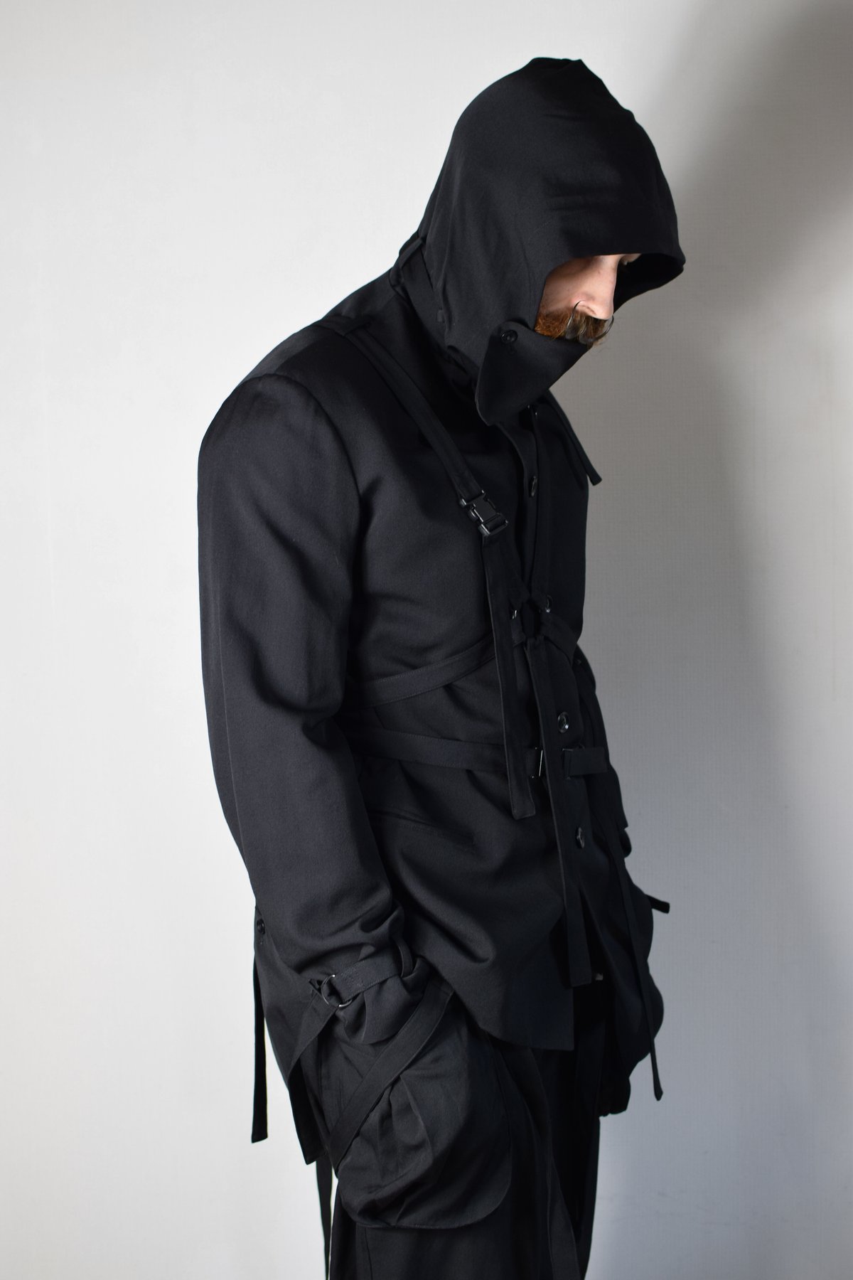 Yohji Yamamoto AW16 Bondage Blazer - HR-J12-100 Yohji Yamamoto AW16 Bondage Blazer - HR-J12-100