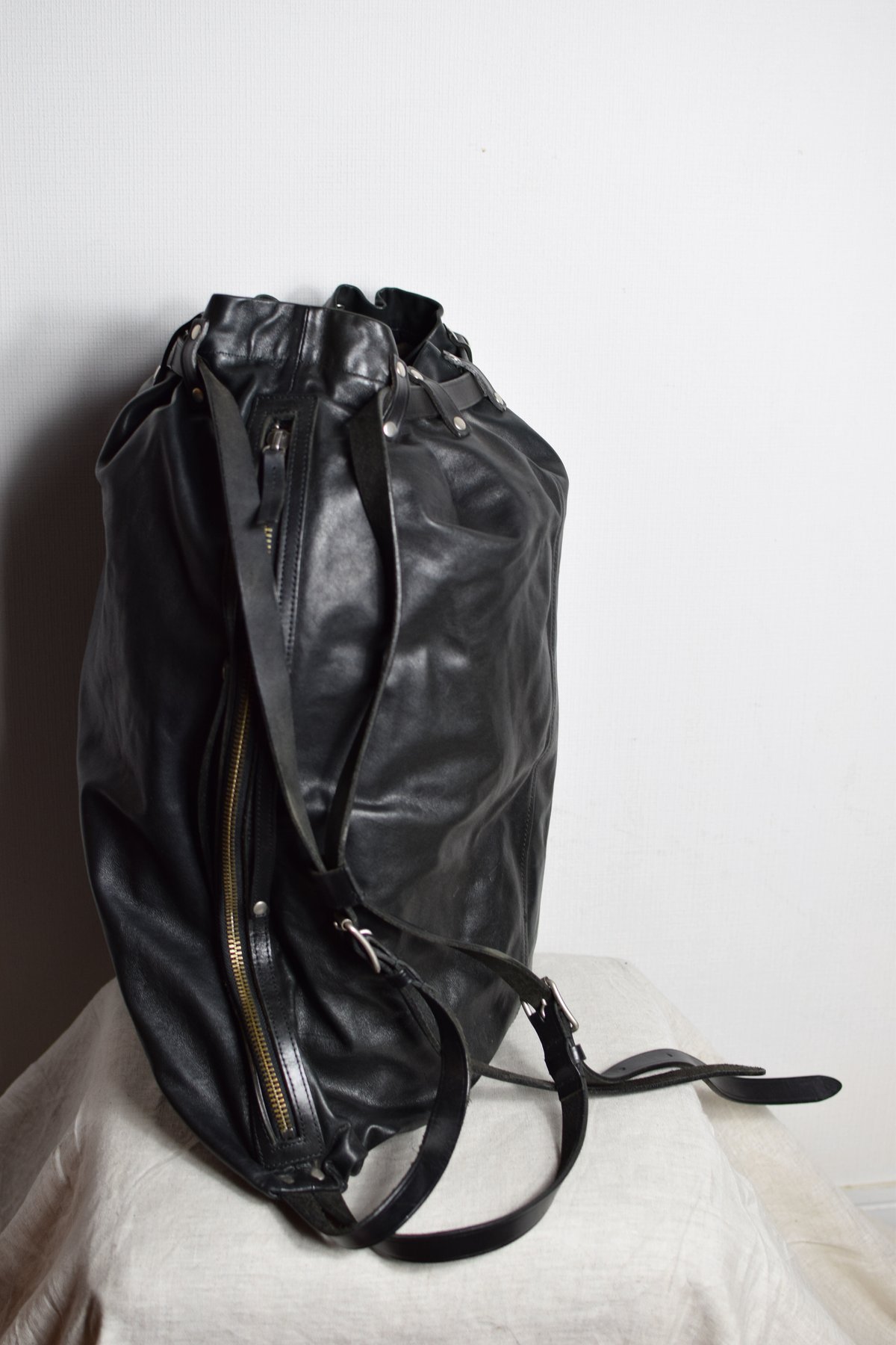 Yohji Yamamoto SS13 Leather Shoulder Bag - HX-1 Yohji Yamamoto SS13 Leather Shoulder Bag - HX-1