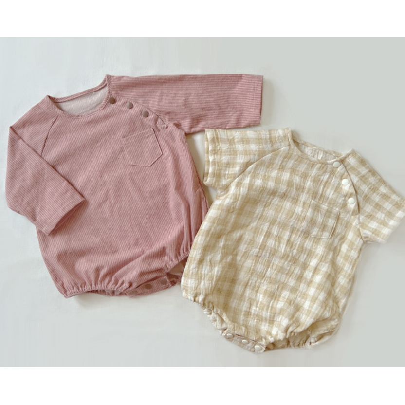 ラグランロンパース(70㎝)ダウンロード型紙 | Baby&Kids Handmade ラグランロンパース(70㎝)ダウンロード型紙 | Baby&Kids Handmade