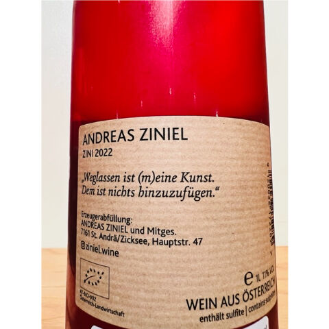🍷ナチュラルワイン(ロゼ)🍷 Andreas Ziniel / Zini Rose 2022 ...