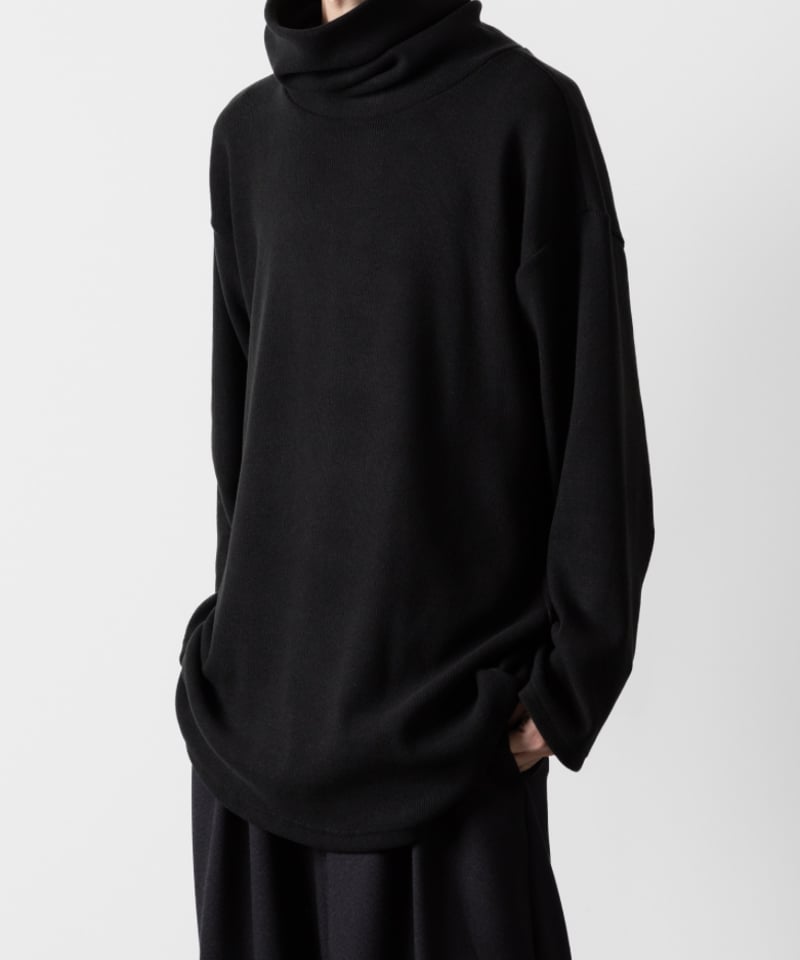 OVERSIZED TURTLE-NECK/BLACK | ato AOYAMA OVERSIZED TURTLE-NECK/BLACK | ato AOYAMA