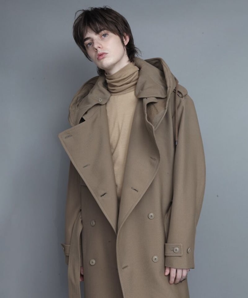 MILITARY TRENCH COAT/ BROWN | ato AOYAMA MILITARY TRENCH COAT/ BROWN | ato AOYAMA