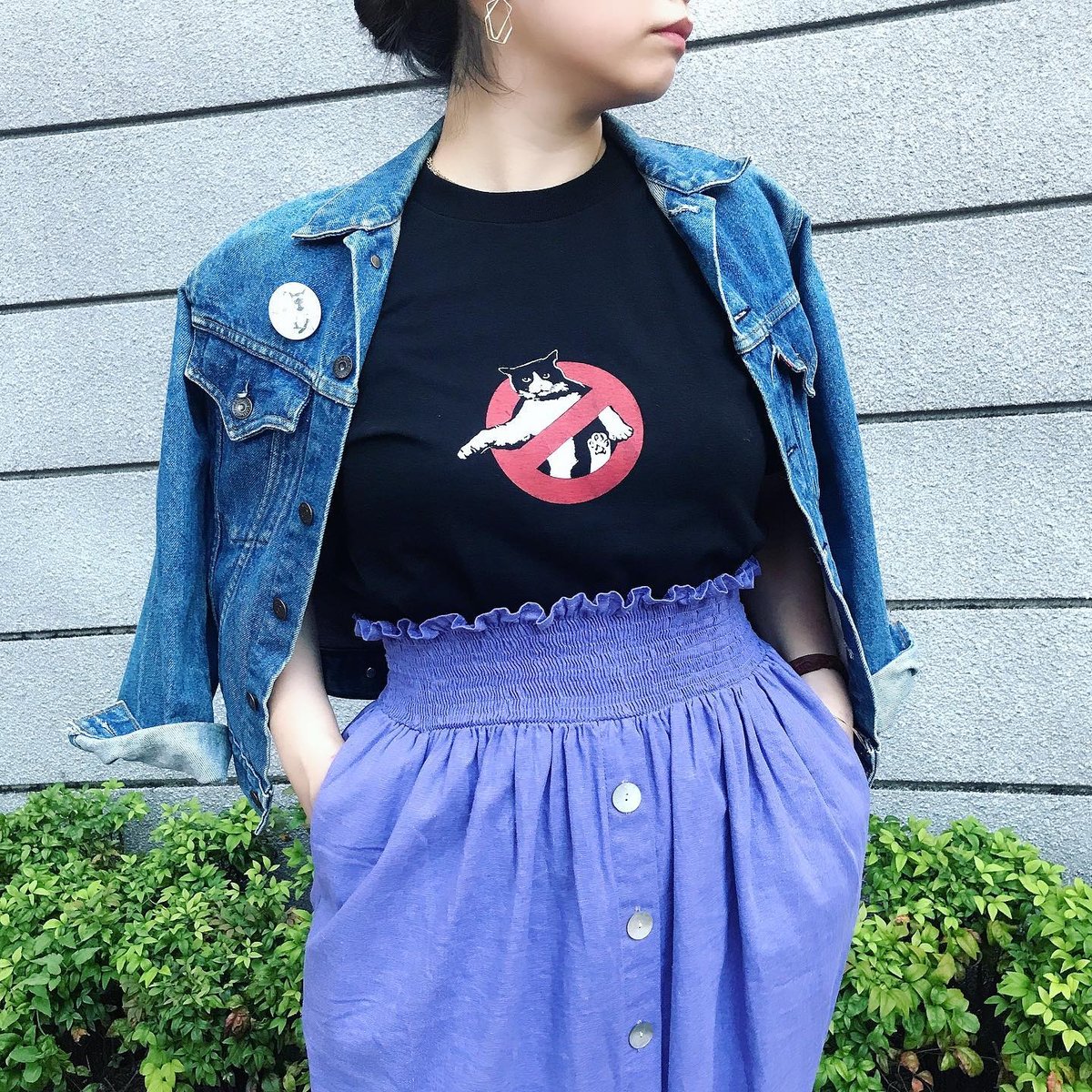 【Cat Busters】Tshirts_Black | Cat for Light