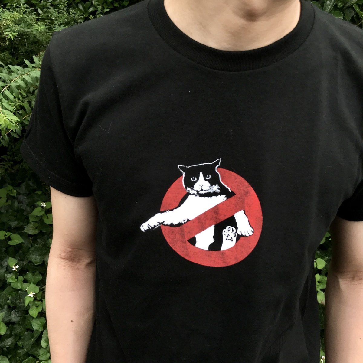 【Cat Busters】Tshirts_Black | Cat for Light