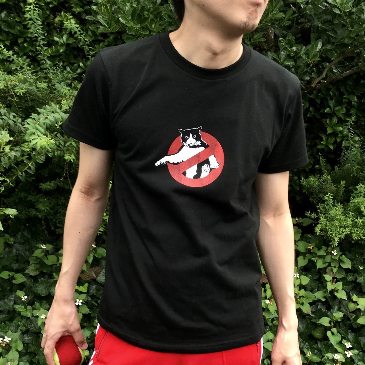 【Cat Busters】Tshirts_Black | Cat for Light