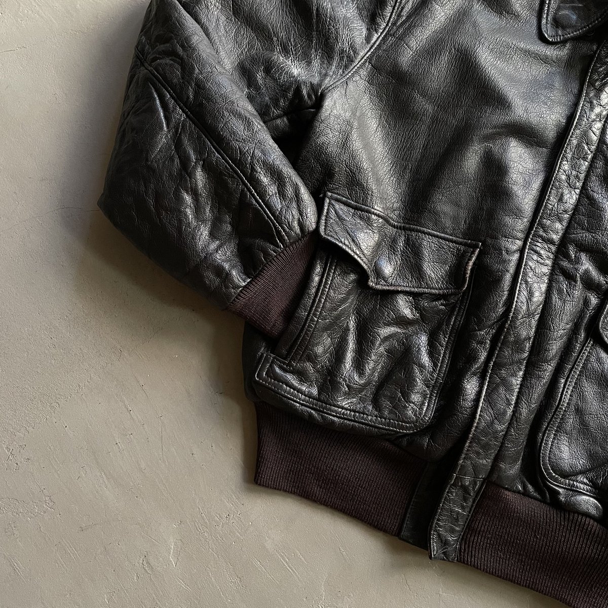 80s L.L.Bean A-2 type leather jacket ''Thinsula 80s L.L.Bean A-2 type leather jacket ''Thinsula