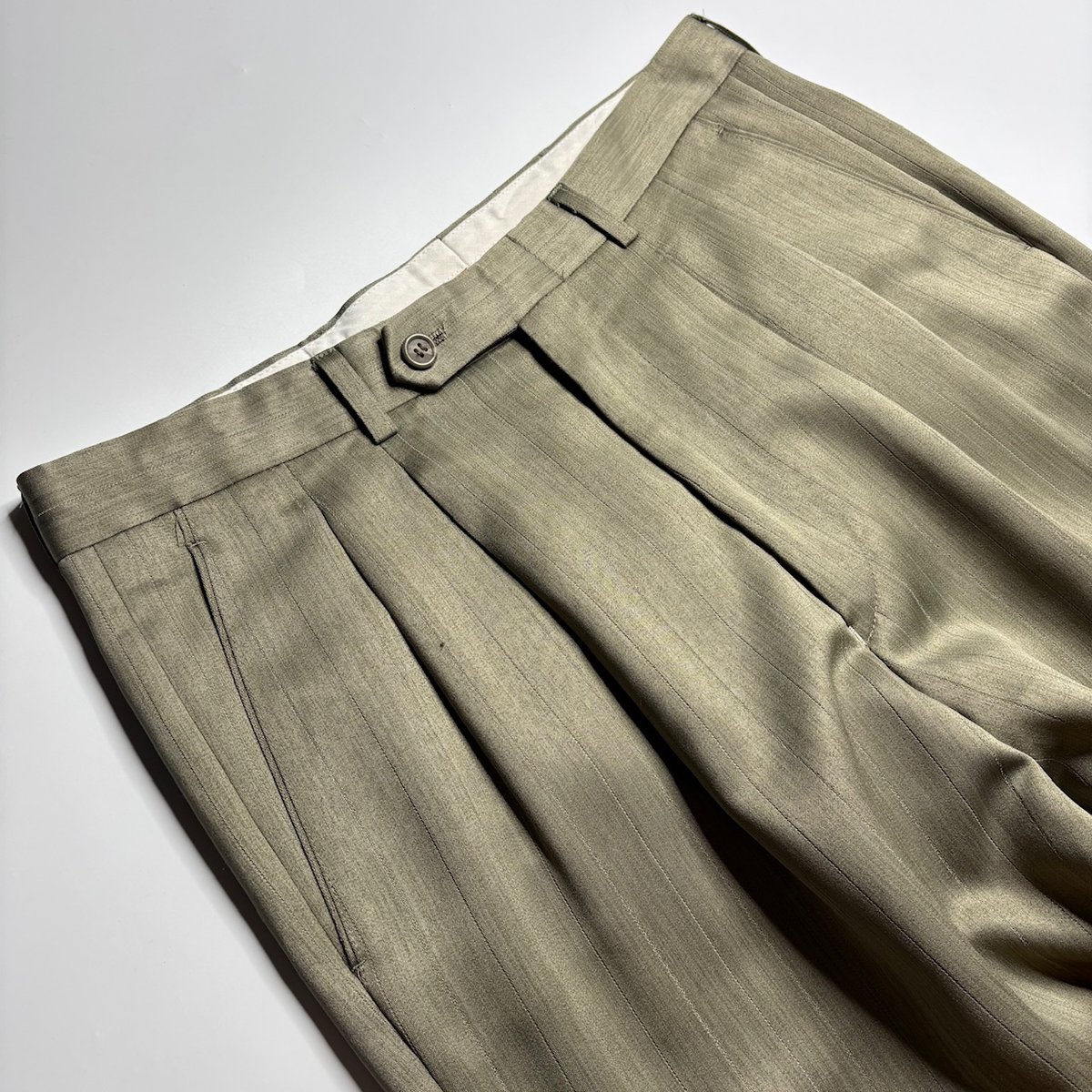90’s VANETTI stripe wide slacks | sui & shara