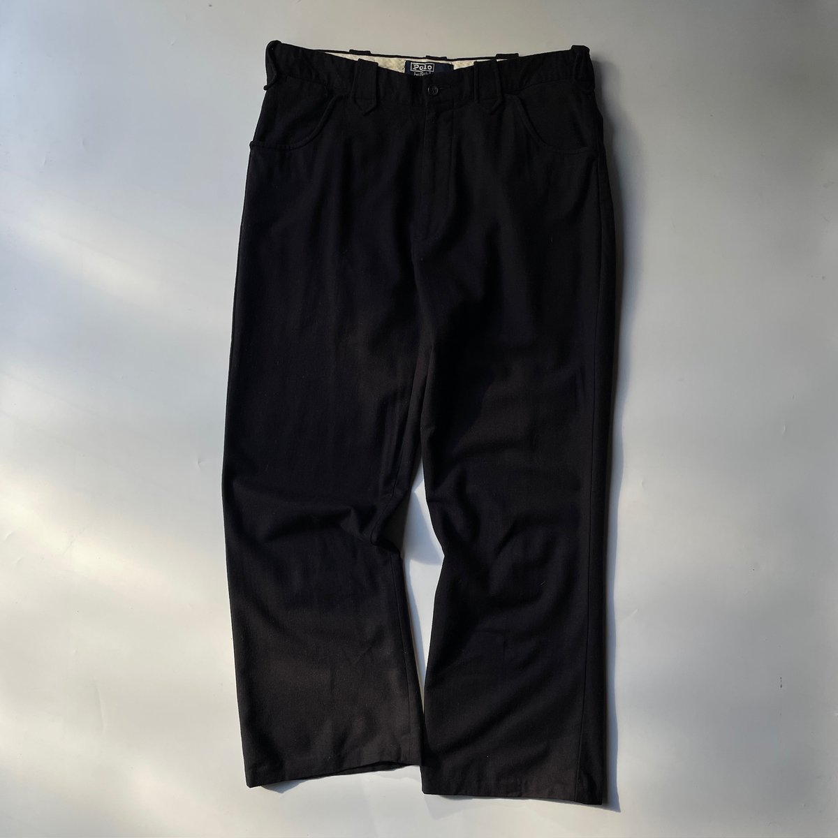 90s Ralph Lauren wool western flare slacks | su...