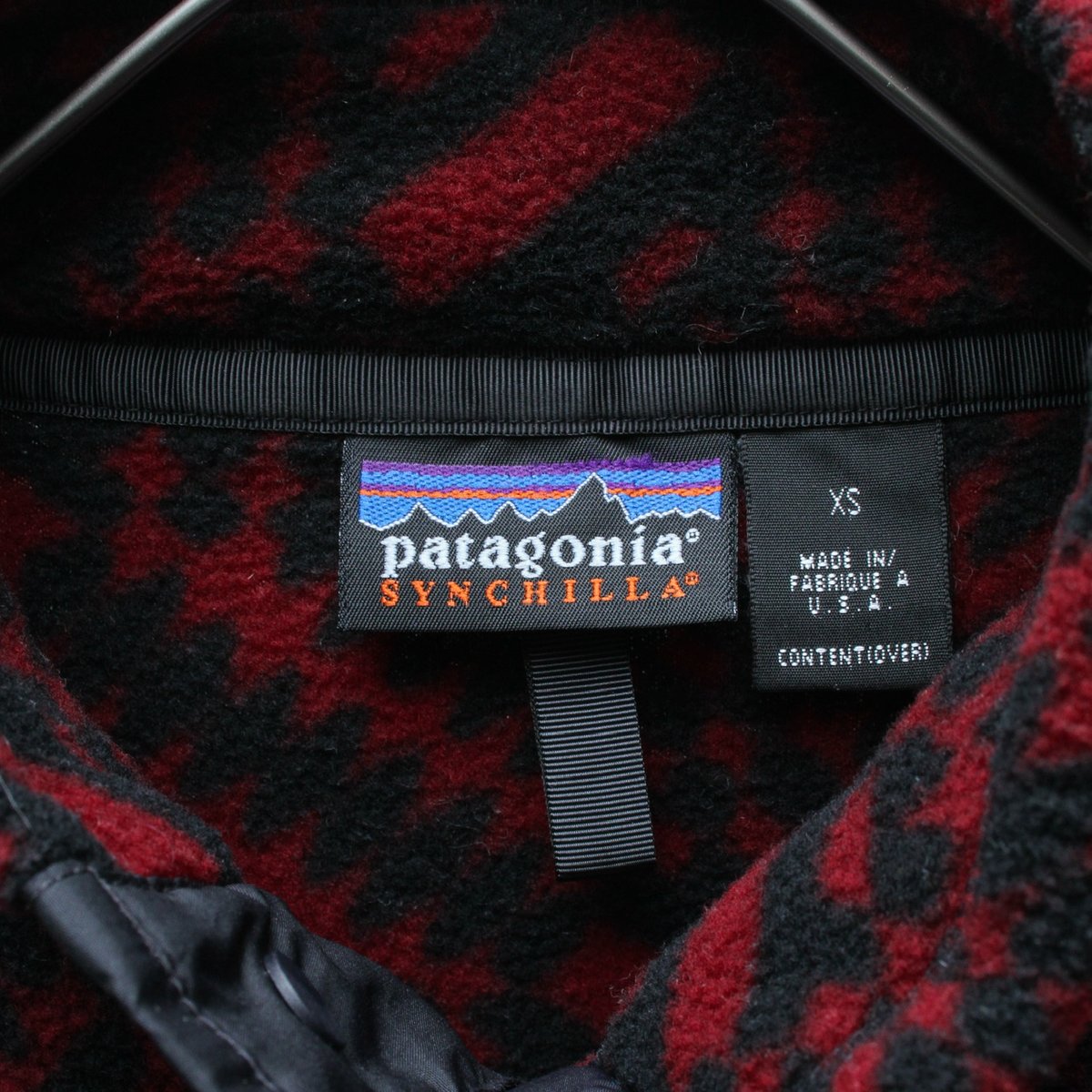 Patagonia geometric pattern synchilla snap-T pu...