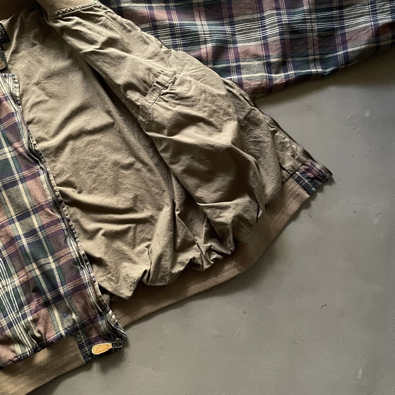 80s Eddie bauer check pattern bomber jacket | s 80s Eddie bauer check pattern bomber jacket | s