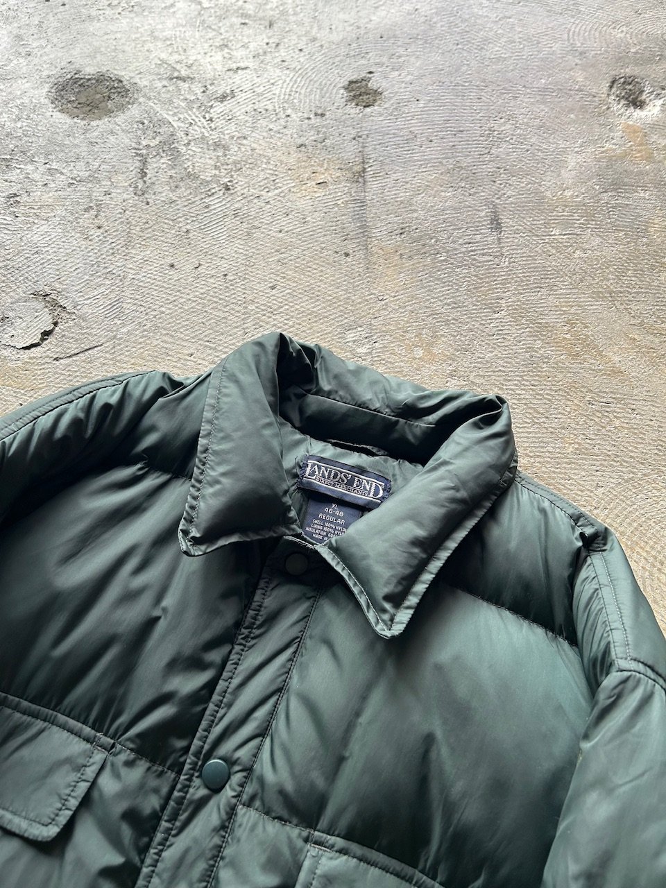 90's Land's End down shirt jacket | sui & shara 90's Land's End down shirt jacket | sui & shara