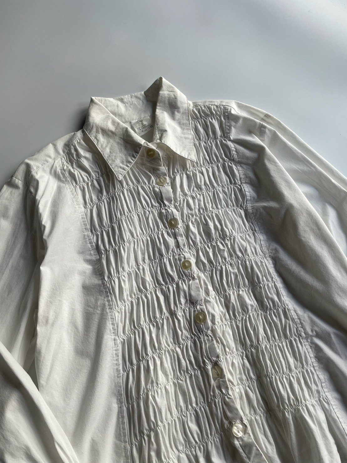 shirring design l/s blouse | sui & shara