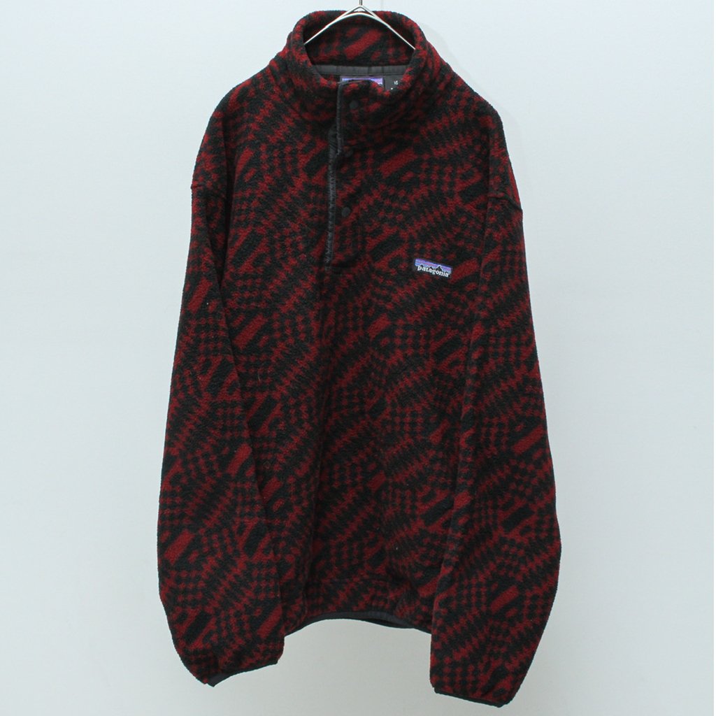 Patagonia geometric pattern synchilla snap-T pu...