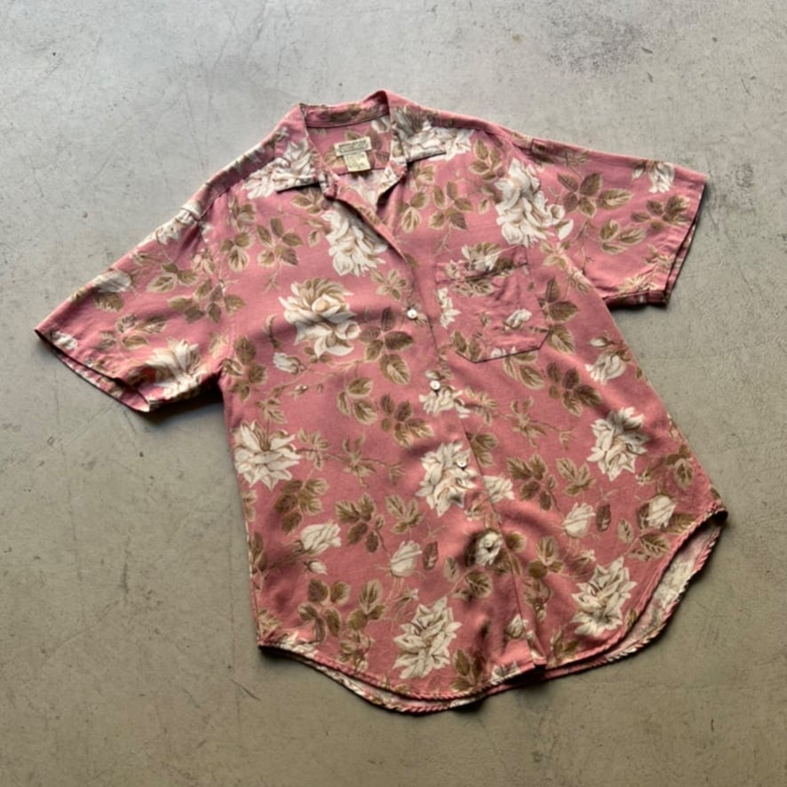 80s Banana republic safari&travel rayon×linen f...