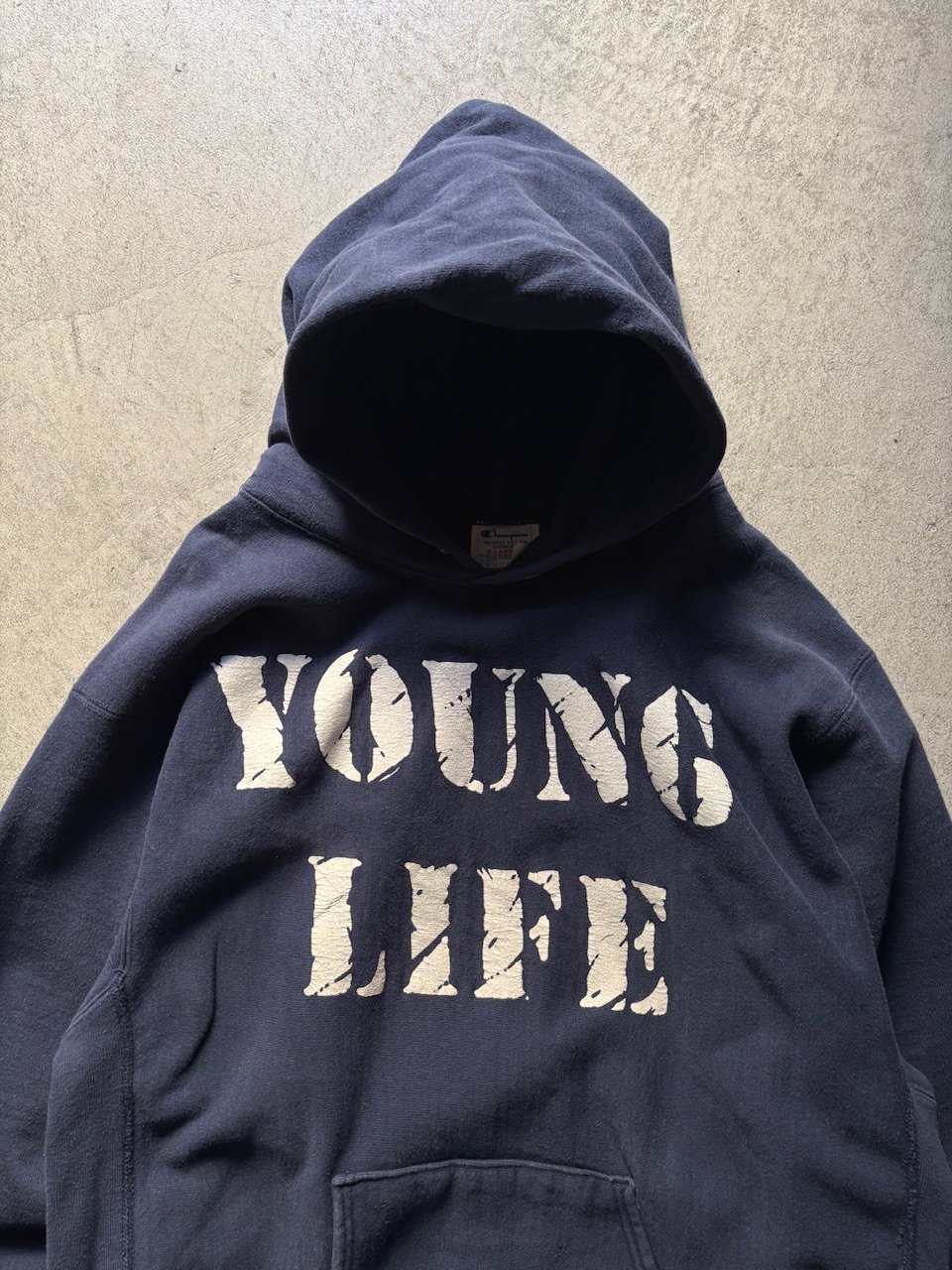 80s Champion reverse weave "YOUNG LIFE" | sui