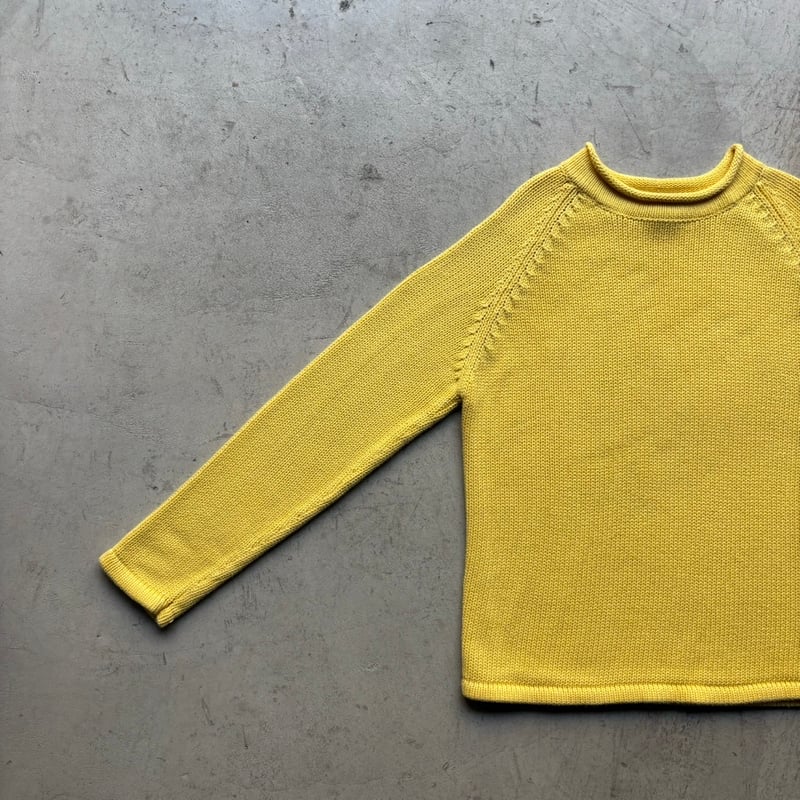 90s〜L.L.Bean Roll neck cotton knit | sui & shara 90s〜L.L.Bean Roll neck cotton knit | sui & shara