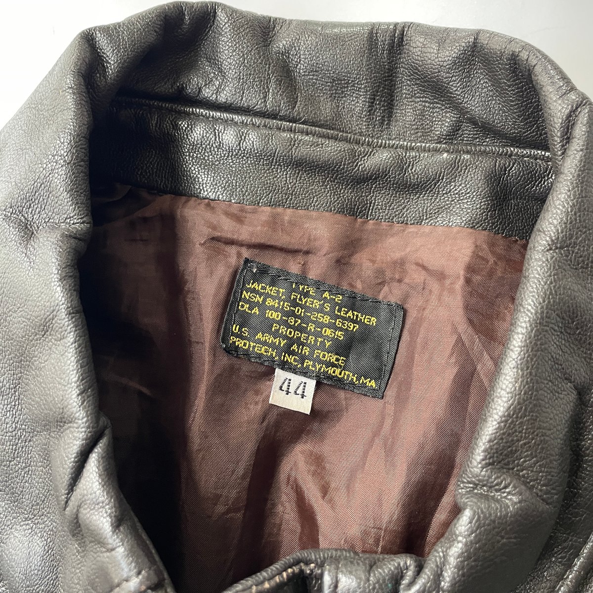 80s "type A-2" leather flight jacket | sui & shara