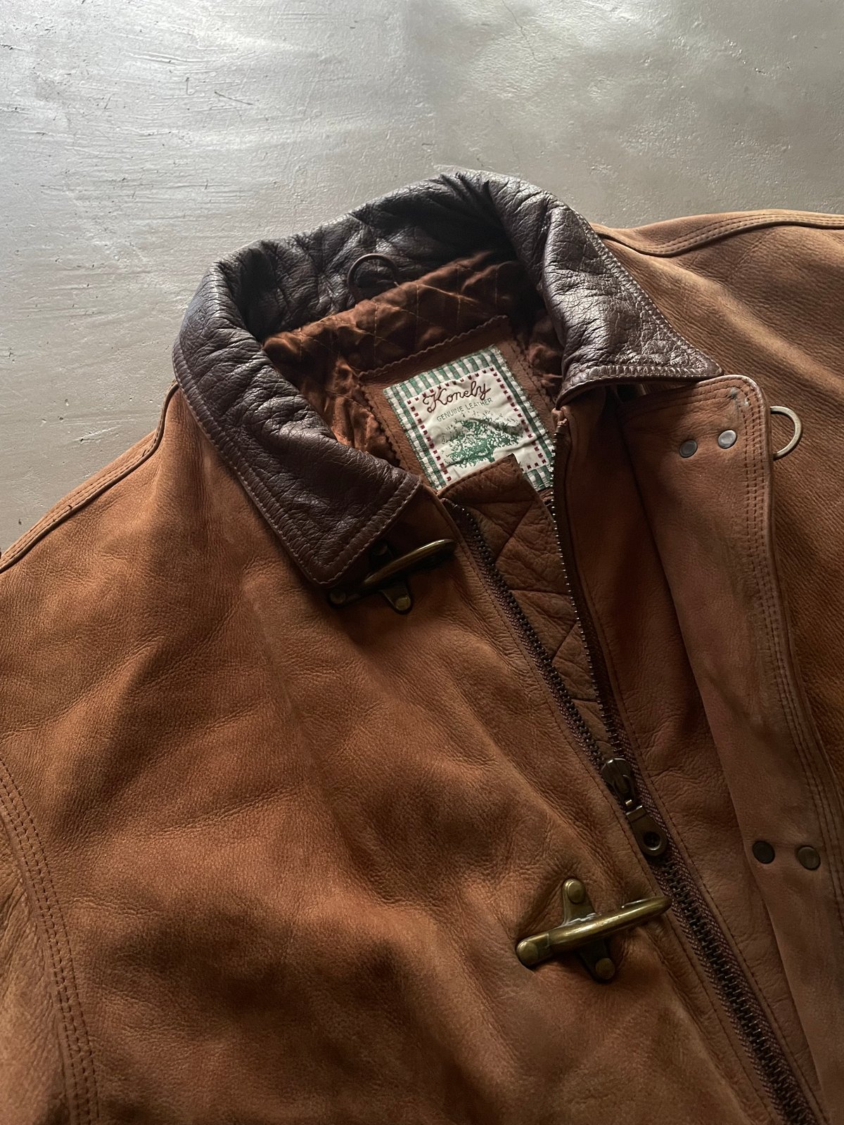 Konely nubuck leather fireman jacket | sui & shara