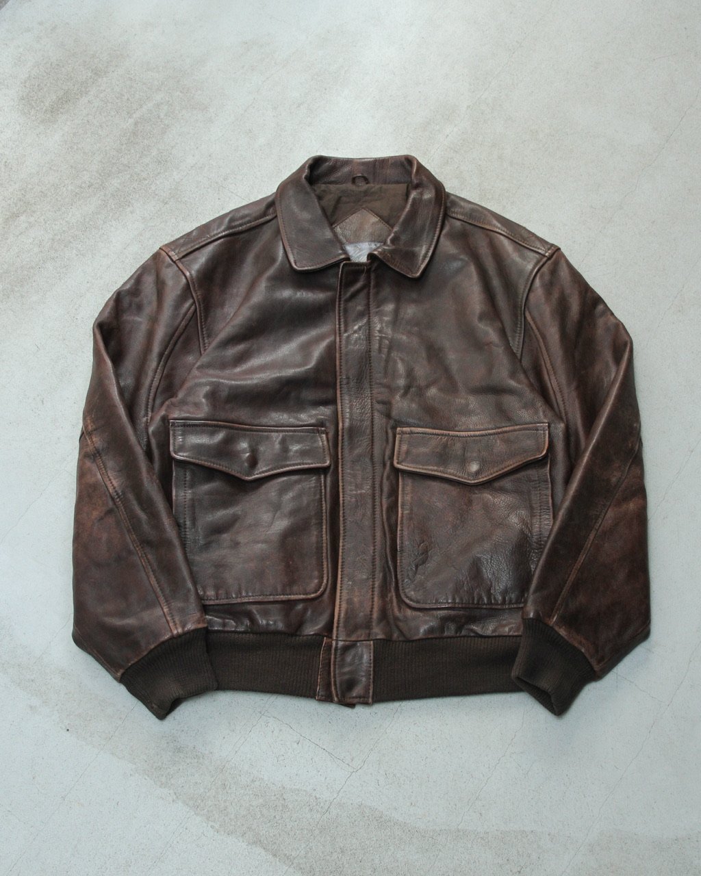 90s "A-2 type" leather jacket | sui & shara