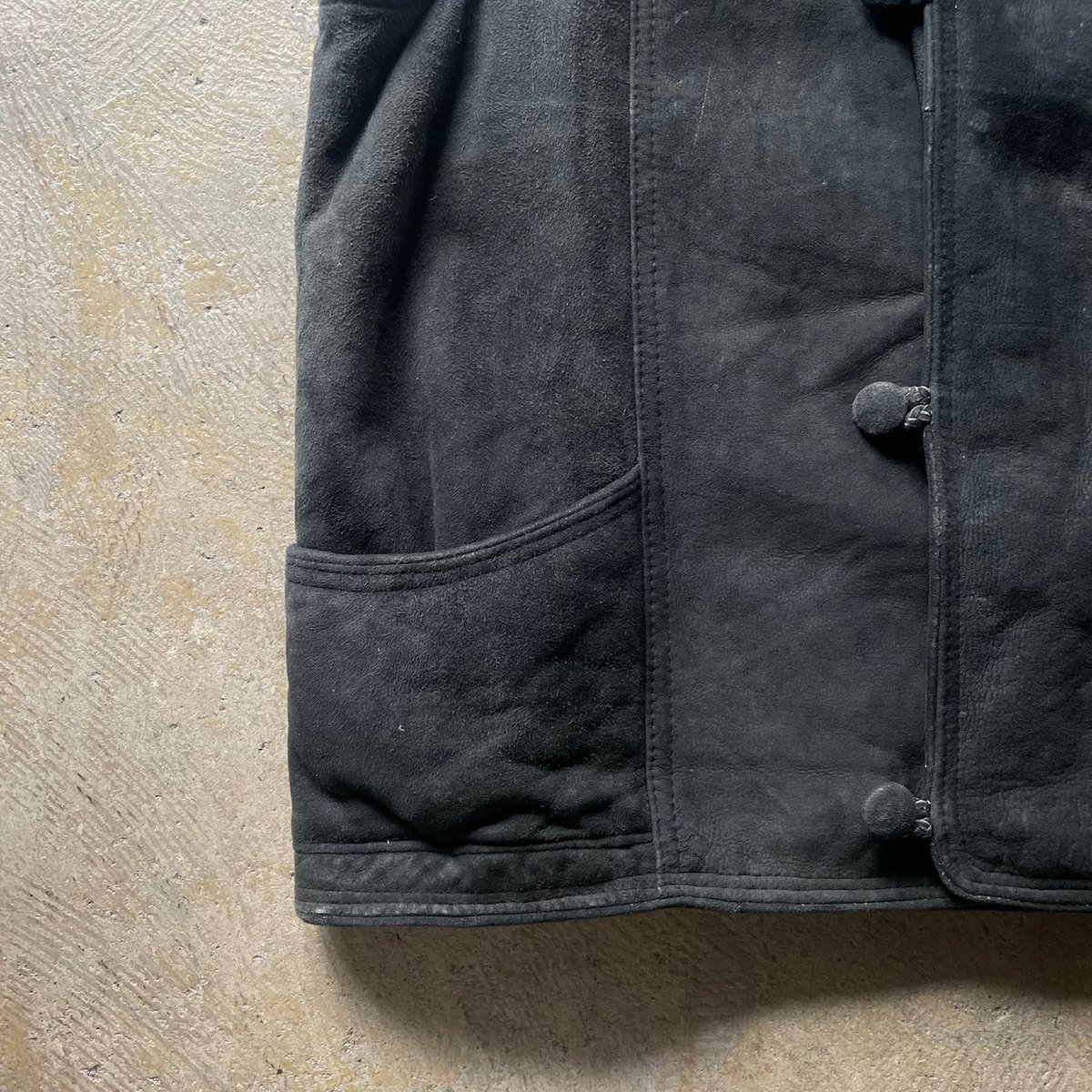 suede leather boa vest | sui & shara