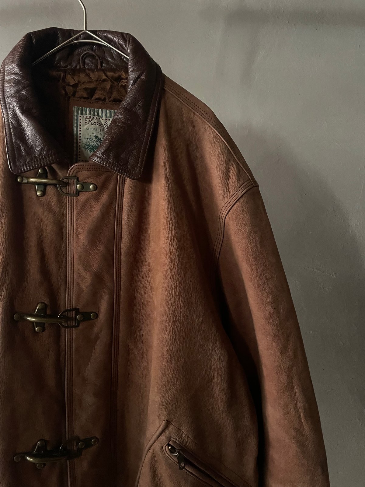 Konely nubuck leather fireman jacket | sui & shara