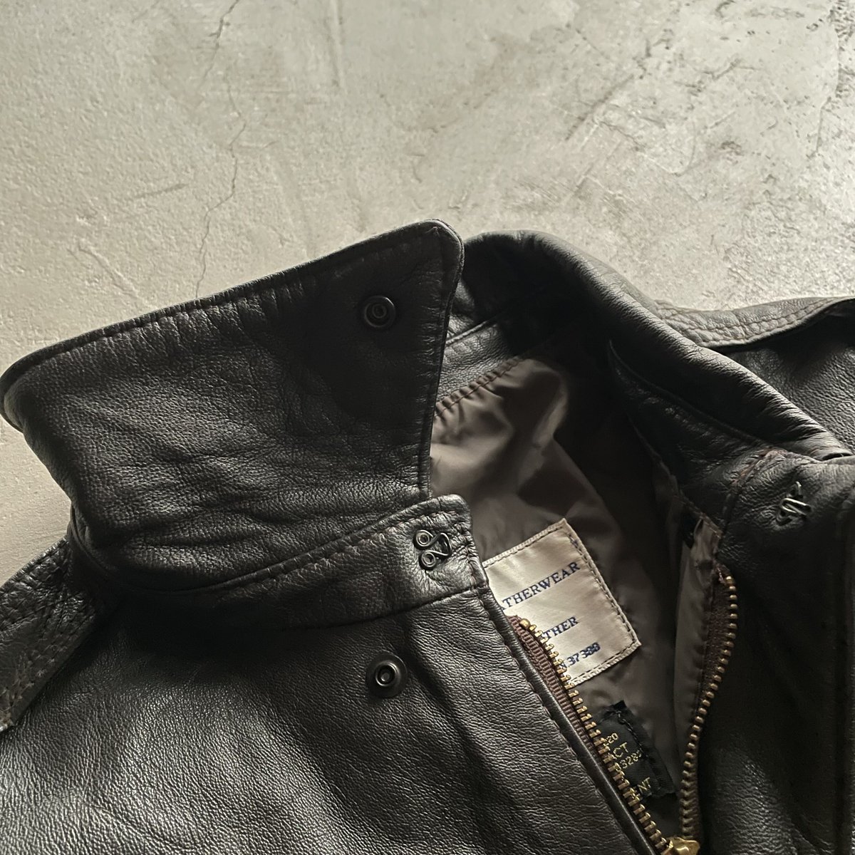 80s~ A-2 type leather flight jacket | sui & shara 80s~ A-2 type leather flight jacket | sui & shara