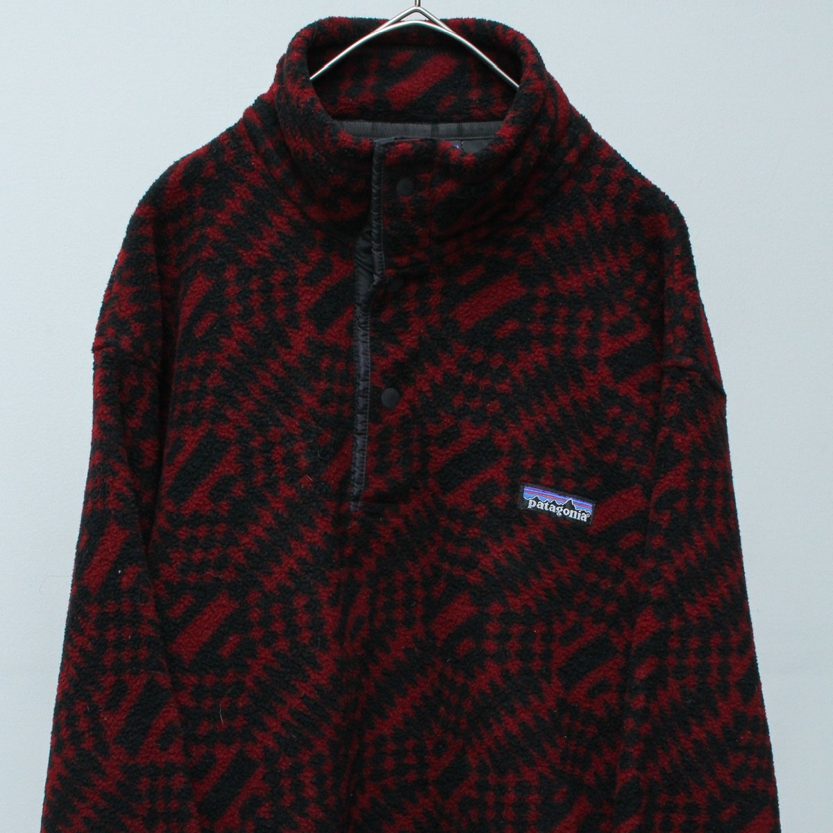 Patagonia geometric pattern synchilla snap-T pu...