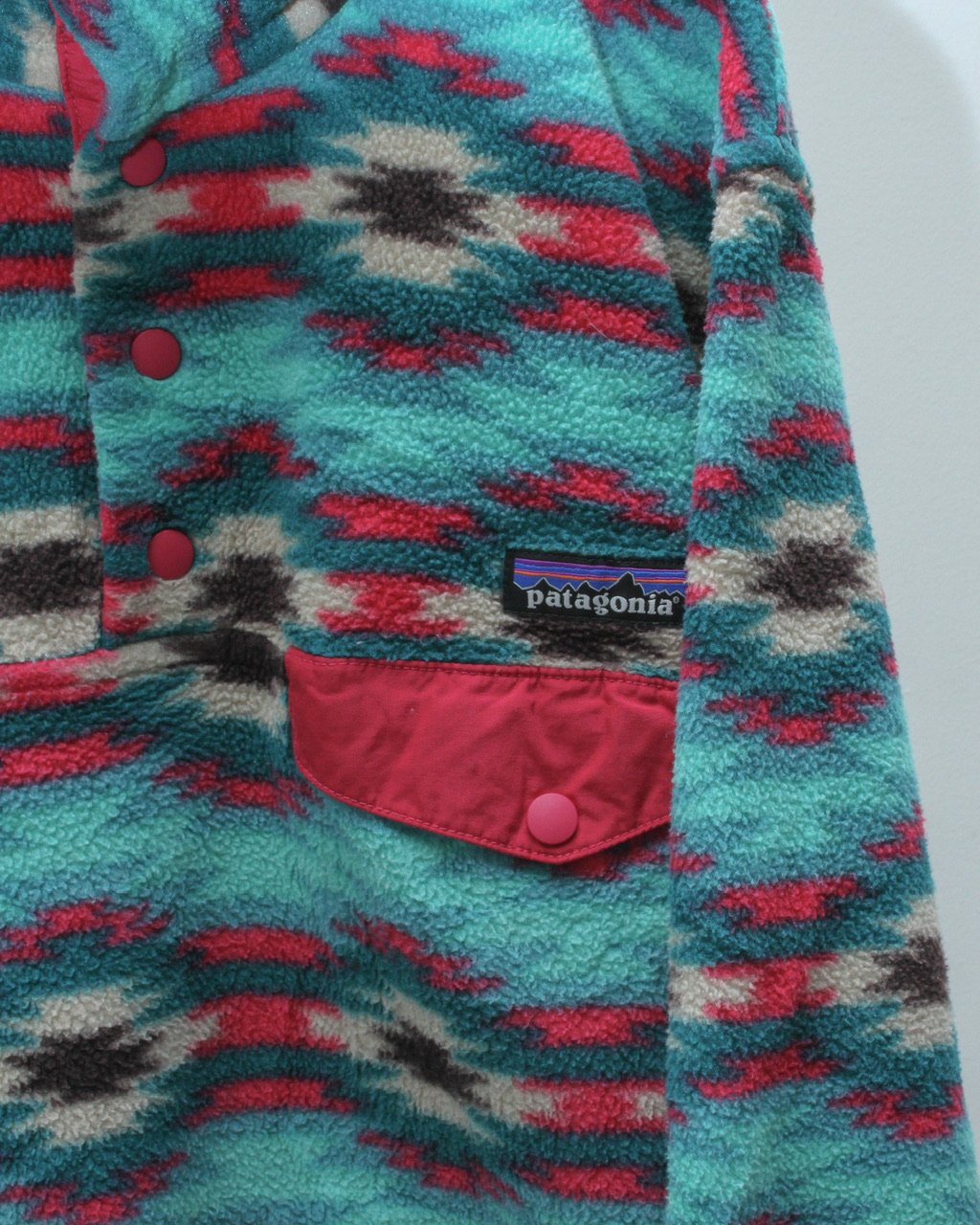 Patagonia native pattern synchilla snap-T pullo...