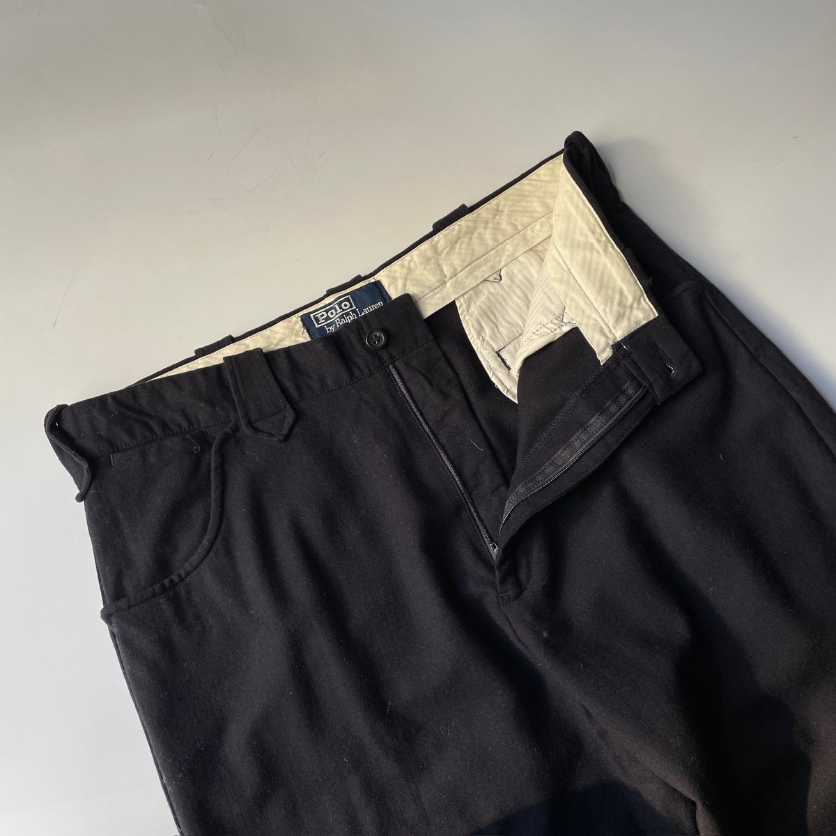 90s Ralph Lauren wool western flare slacks | su...