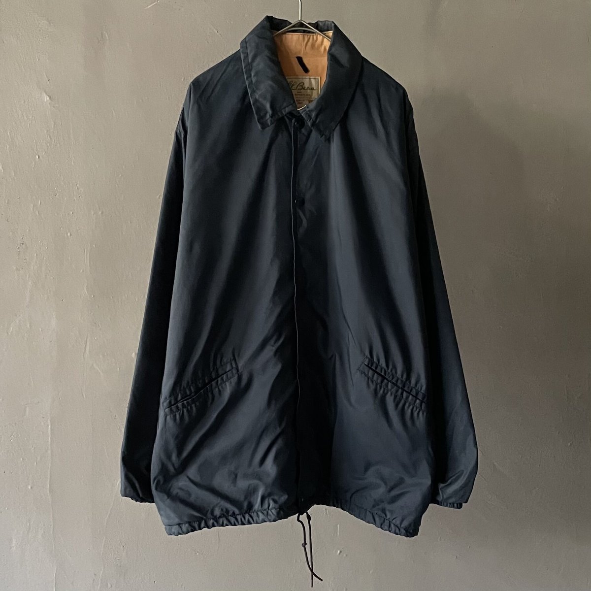 70s L.L.Bean nylon coach jacket chamois cloth 70s L.L.Bean nylon coach jacket chamois cloth