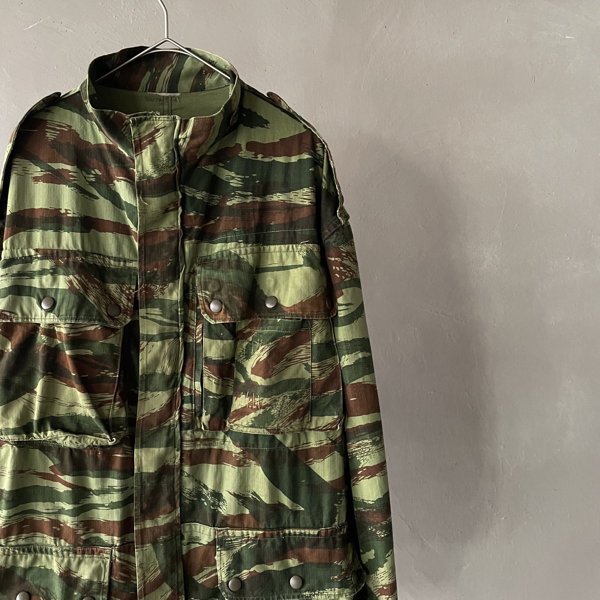 50~60s French army lizard camo paratrooper jack 50~60s French army lizard camo paratrooper jack