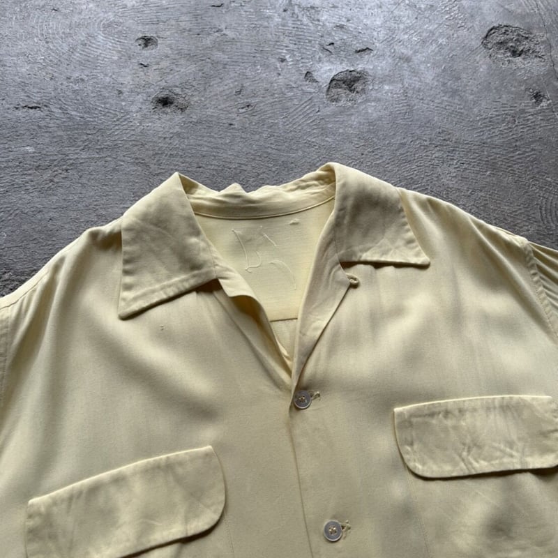 40s Unknown open collar rayon shirt | sui & shara 40s Unknown open collar rayon shirt | sui & shara