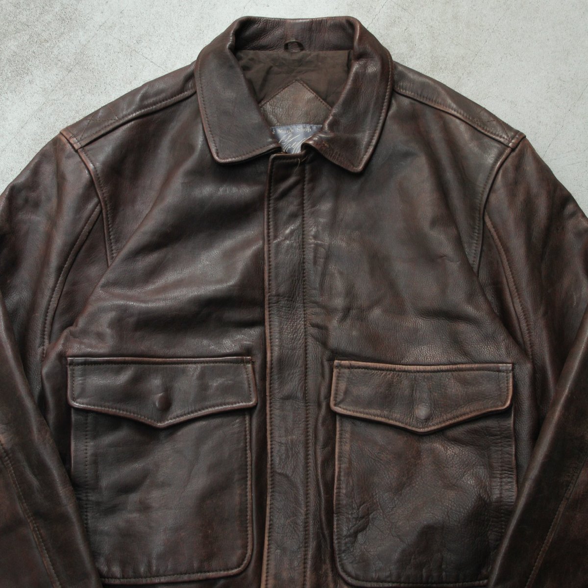 90s "A-2 type" leather jacket | sui & shara