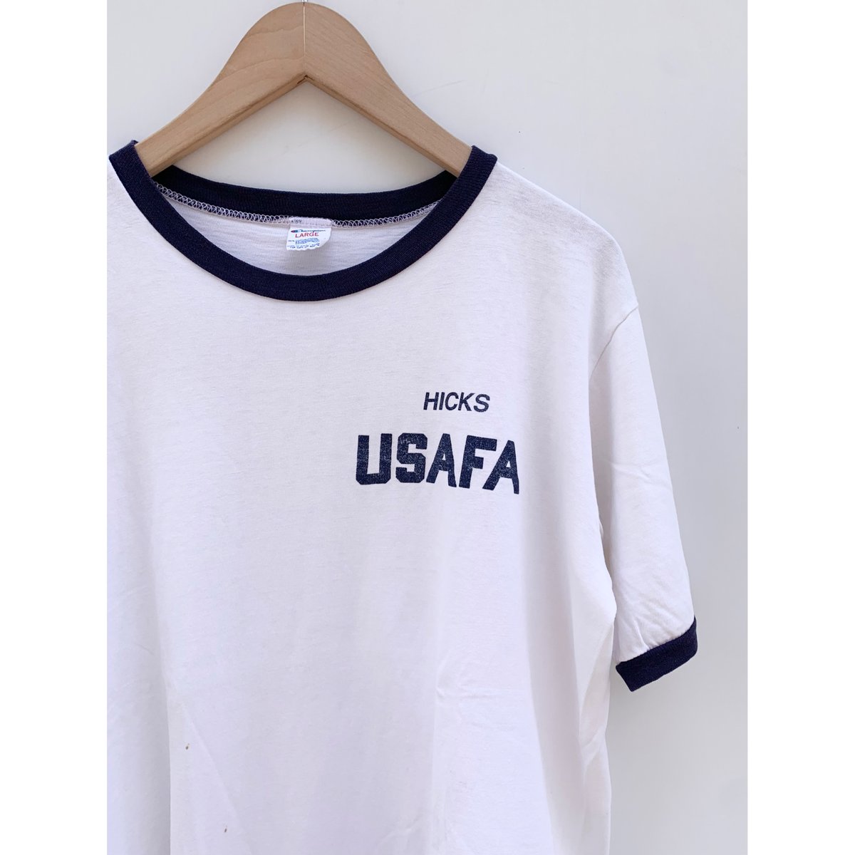 80s Champion "USAFA" Ringer Tee MADE IN USA🇺🇸 S...