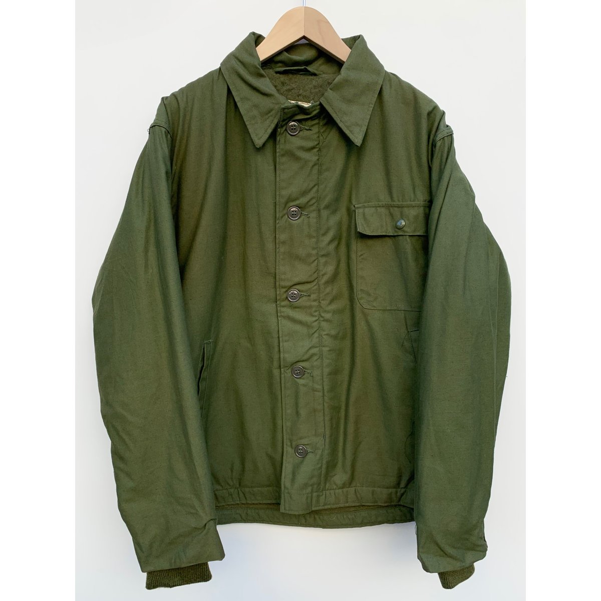 70s US NAVY "MINT CONDITION" A-2DECK JACKET Siz...