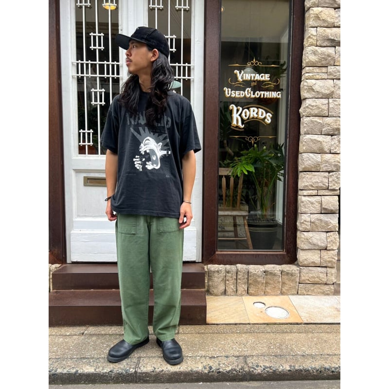70s US ARMY OG-107 COTTON SATEEN BAKER PANTS Si 70s US ARMY OG-107 COTTON SATEEN BAKER PANTS Si