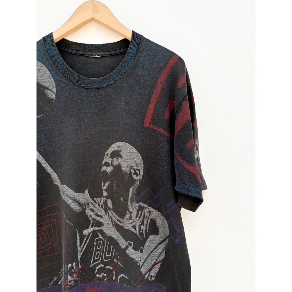 90s MAGIC JOHNSON "Michael Jordan" ALL OVER PRI...