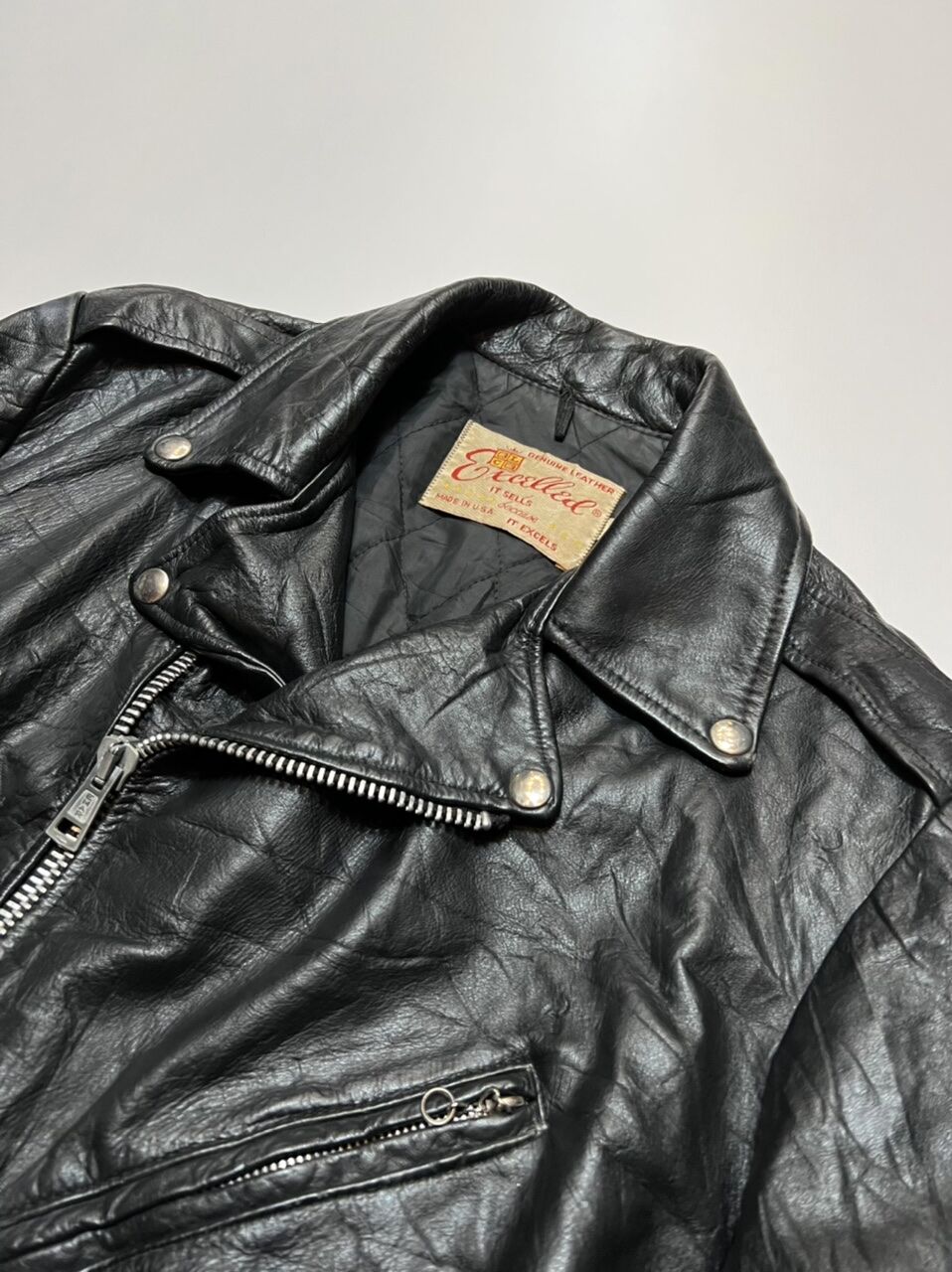 70s EXCELLED DOUBLE RIDERS JACKET MADE IN USA 🇺 70s EXCELLED DOUBLE RIDERS JACKET MADE IN USA 🇺
