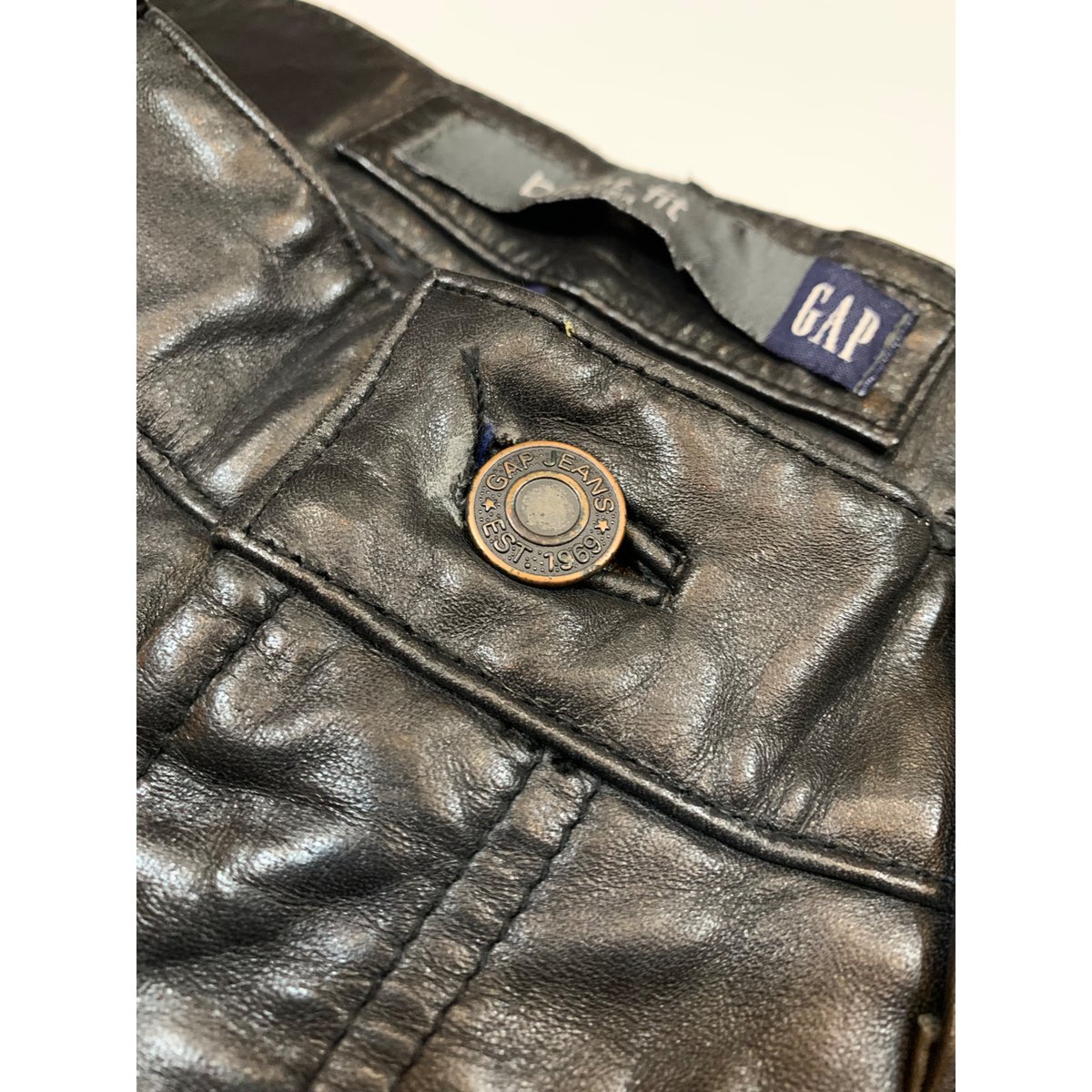 00s GAP LEATHER PANTS Size W35L32→W34L31 | KORDS 00s GAP LEATHER PANTS Size W35L32→W34L31 | KORDS
