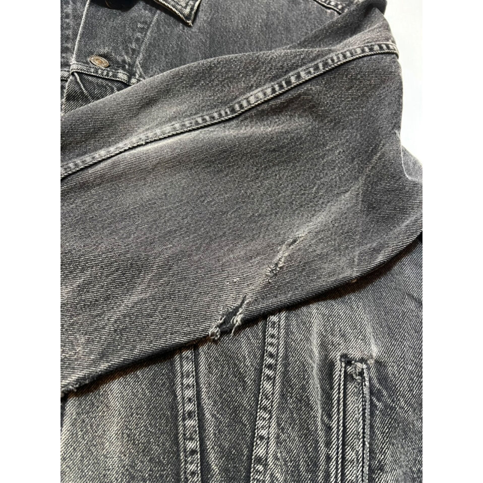 90s Levi's 75525-0260 BLACK DENIM JACKET MADE I 90s Levi's 75525-0260 BLACK DENIM JACKET MADE I
