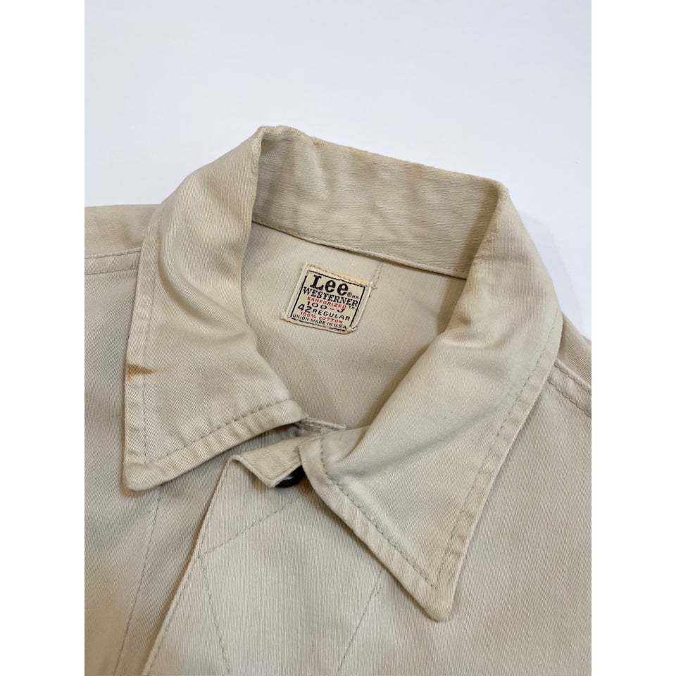 60s Lee 100-J "WESTERNER" JACKET MADE IN USA🇺🇸 ...