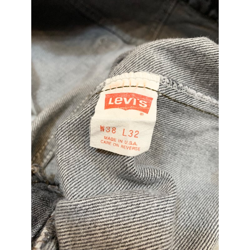 80s Levi's 505-0259 BLACK DENIM PANTS MADE IN U 80s Levi's 505-0259 BLACK DENIM PANTS MADE IN U
