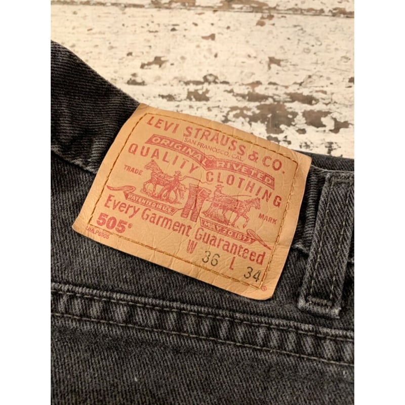 00s Levi's 505-0260 BLACK DENIM MADE IN CANADA 00s Levi's 505-0260 BLACK DENIM MADE IN CANADA